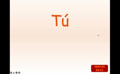 TRES EN RAYA - powerpoint tic tac toe game on "DORMIR" in the present ...