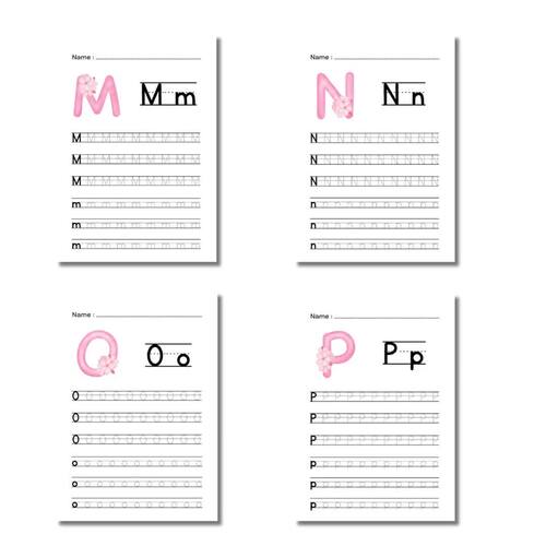 Alphabet tracing worksheets, Capital Alphabets tracing, Preschool ...