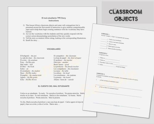 TPR Stories and Comprehensible Input for Spanish One and Two TPRS