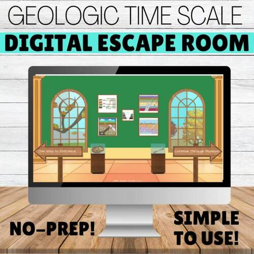 Geologic Time Scale & Relative Rock Age Escape Room - MS-ESS1-4 Review ...