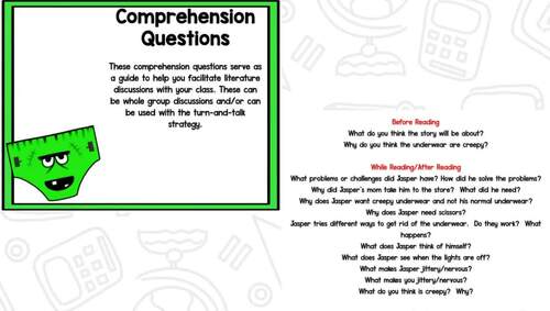 Creepy Pair of Underwear - Creepy Underwear Lesson Plans And Activities