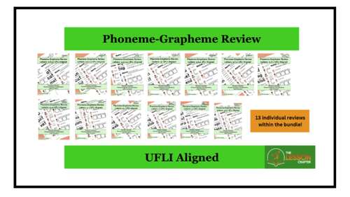 Phoneme-Grapheme Write Review: p,f,i,n UFLI Aligned by The Lesson Crafter
