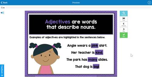 Type the Adjective Boom Cards by Second Grade Smiles | TPT