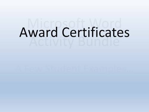 33 Activities for Microsoft Word Office 2016/2019/2021/365 Lesson BUNDLE