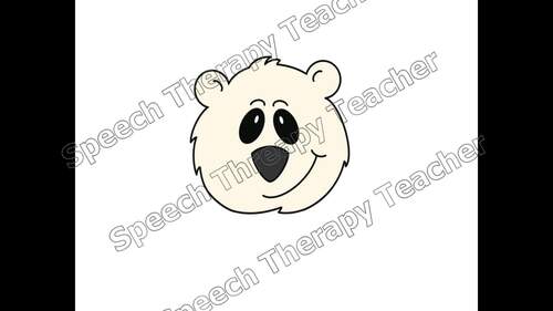 Polar Bear Paper Plate Craft and Speech Therapy Lesson Plans with ...
