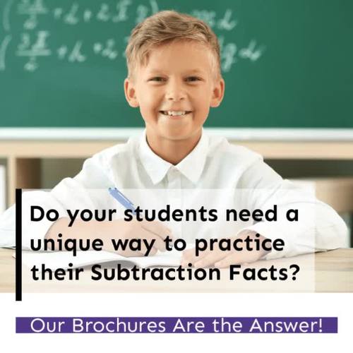 9s Subtraction Brochures - 9 Subtraction Facts Practice Differences to 20