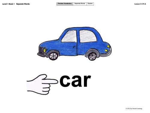 Newitt Book 1 Lesson 9 PowerPoint: Separate Words in Sentences | TPT
