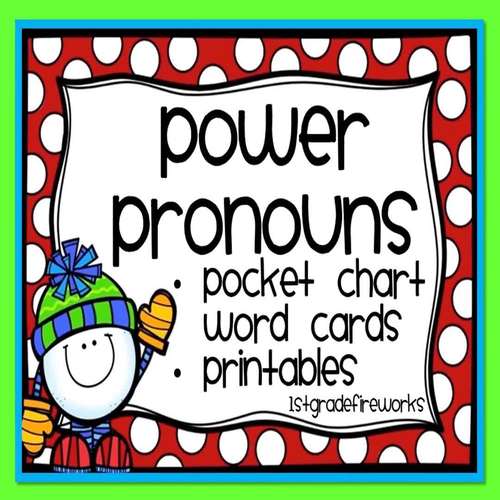 Power Pronouns Grammar Activities | Pronoun Worksheets & Task Cards