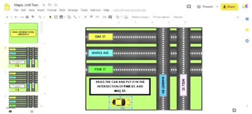 Life Skills - Map Skills - GOOGLE - Special Education - Road Intersections