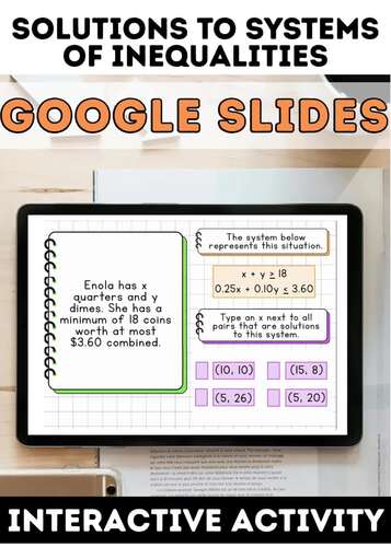 Systems of Inequalities | Google Slides™ | Identifying Solutions from ...