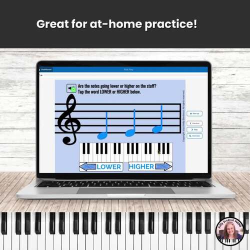 Directional Reading on the Treble Staff BOOM™ Cards for Beginning Piano ...