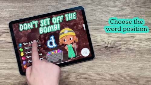 Articulation Game - D - Don't Set Off The Bomb - PowerPoint & Boom Card ...