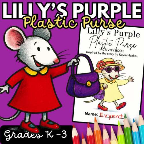 Lilly’s Purple Plastic Purse Activities and Worksheets | Character, SEL ...