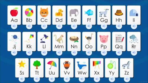 Alphabet Basics - 2 Google Slides Audio Games, Audio Flash Cards and ...
