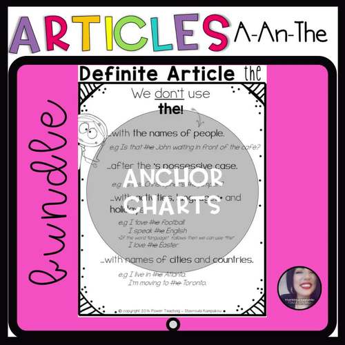 Grammar Worksheets | A, An, The - Definite & Indefinite Articles Practice