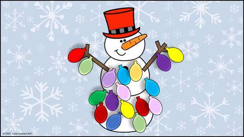 Snowman Pop | Interactive Slide Show | Preschool | Early Intervention