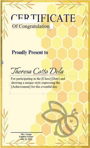 Spelling Bee Automatic Certificate 3 by Tech Helper | TPT