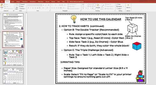 2026 Calendar Behavior Chart Reading Log Editable Parent Communication