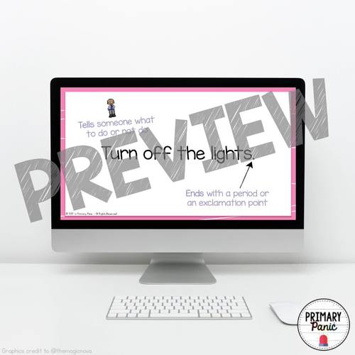 Commands and Exclamations Digital Lesson - PowerPoint/Google Slides™