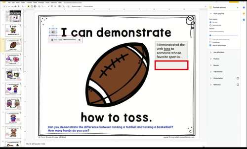 Digital Vocabulary Activities | DEMONSTRATE by First Grade Frame of Mind