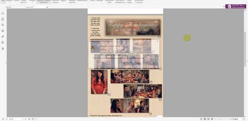 Thanksgiving ESL Song Workbook by EslMaterialsKr | TpT