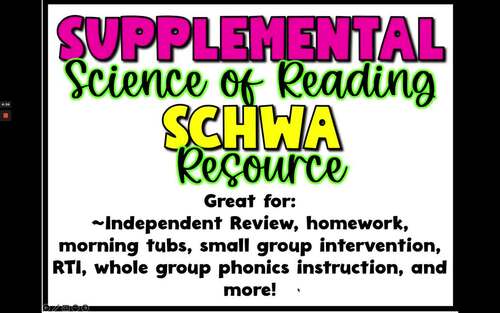 Schwa Worksheets and Activities Mapping Spelling Reading Phonics