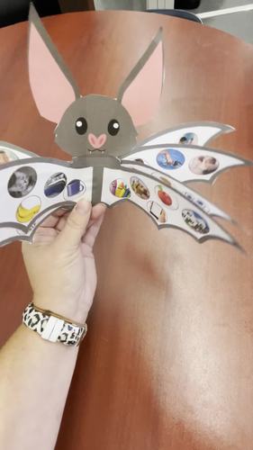 Bats | Halloween | Mixed Group | Speech Therapy Craft Activity | TPT