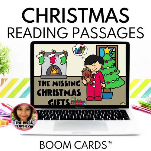 Christmas Reading Comprehension Questions and Sequencing Activity Boom ...