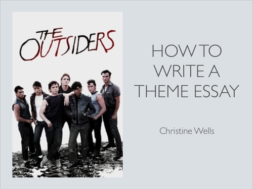 How to write a theme essay by Christine Wells | Teachers Pay Teachers