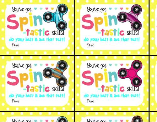 Fidget Spinner Testing Motivation Tag- You've got Spin-tastic skills ...