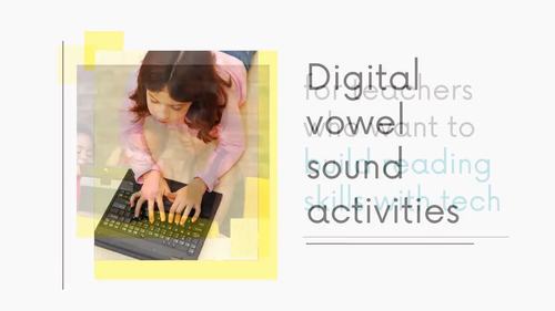 Vowel Sound Activities for Seesaw | Distance Learning by The Classroom Key