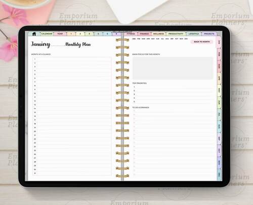 2023 - 2024 Digital Planner | Daily Digital Planner | Goodnote Digital ...
