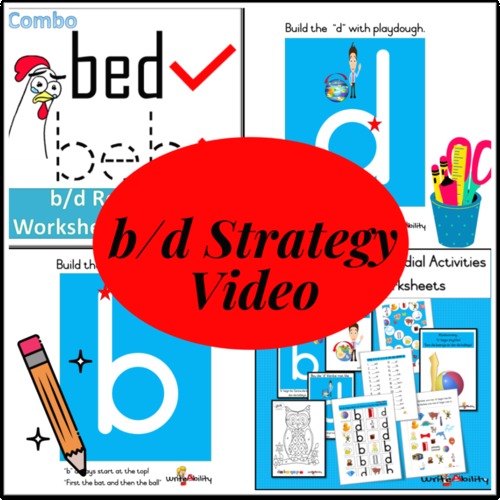 b /d Confusion and Reversals (3 Step strategy - Animation video)