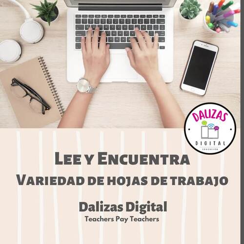 Lee, encuentra y forma palabras de dos y tres sílabas by Dalizas Digital