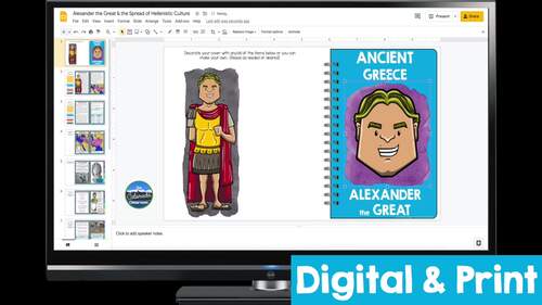 Alexander the Great Ancient Greece Differentiated Reading, Notes, & Map ...