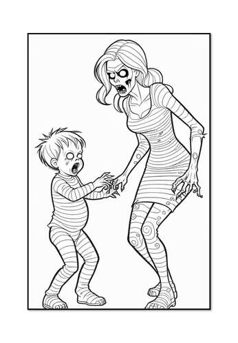 Embrace the Thrill with Coloring Pages Zombies Vol 5 – 100 Pages