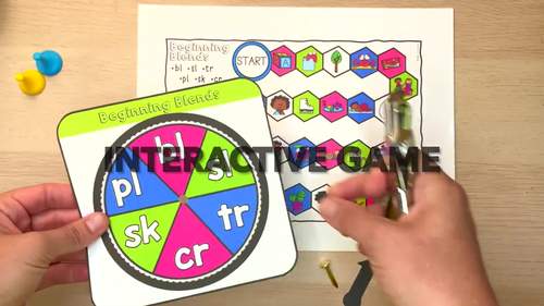 Beginning Blends Games and Puzzles by Kiddie Concepts | TPT