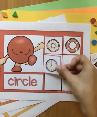 Shape Recognition Activities: Shape Sort! Hands-On Shape Sorting Activity