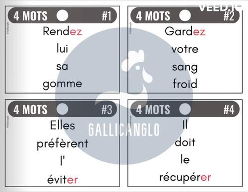 FRENCH Lecture et fluence Reading fluency practice VOL11 digraphes ET ...