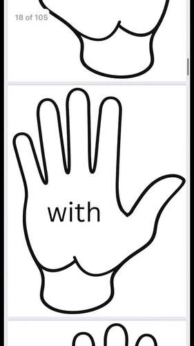 High Five a Sight Word by Whole and Healthy Teaching | TPT