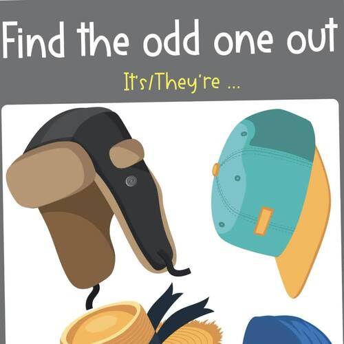 Find the Odd One Out / Find the Different Object & Difference / PDF ...