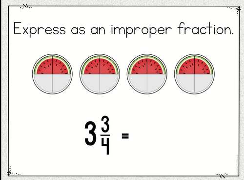 4th Grade Math Add and Subtract Mixed Numbers PowerPoint Lesson - Editable