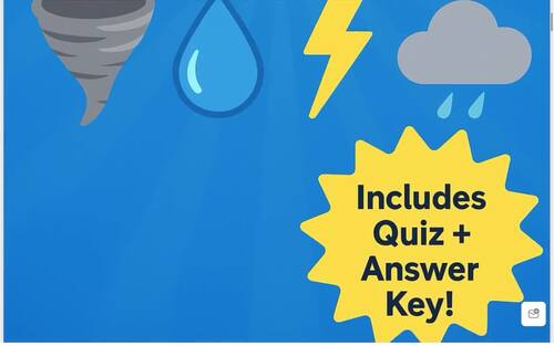 Weather Reading Comprehension: Nonfiction Practice for Grades 1-3