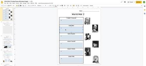 World War 2 Study Guide with Google Slides™ by Love Learning | TPT