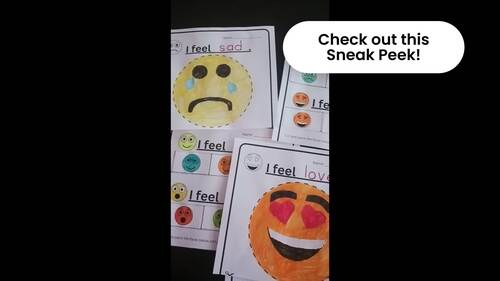 Emotions Cut and Paste Activity- Build 15 Different Emoji Faces- Fine ...