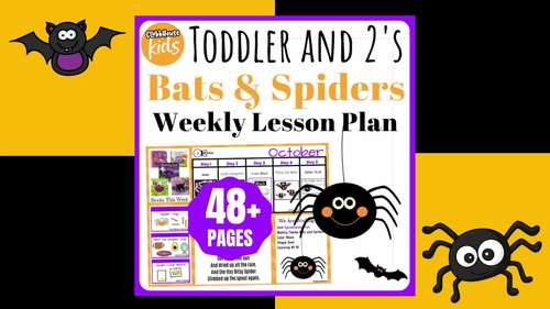 Spider Lesson Plan by ClubbhouseKids | TPT