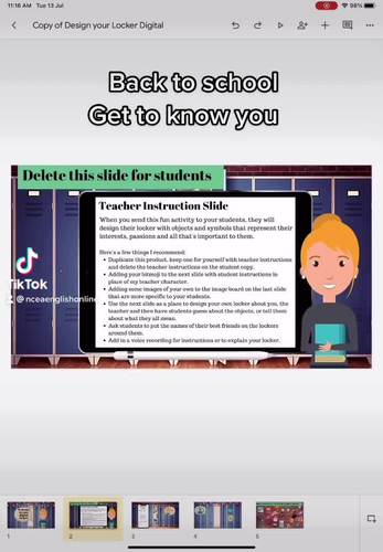 Design Your Locker - back to school, get to know me activity (Digital ...