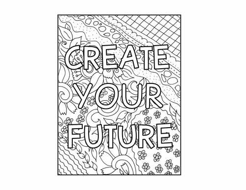 Motivational Quotes Coloring Pages, Growth Mindset Coloring Worksheets