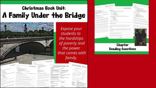 The Family Under the Bridge | Christmas Book Unit by My Teaching Library