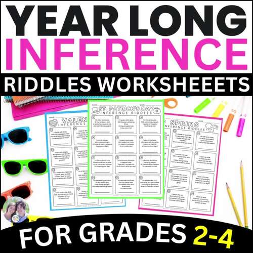 Ultimate Inference Riddles Worksheet Bundle - Fun Making Inferences ...